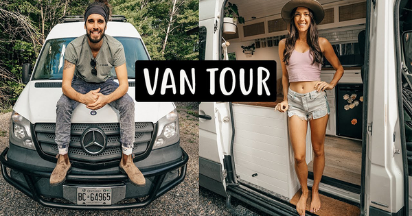 OFFICIAL VAN TOUR | Our New Tiny Home